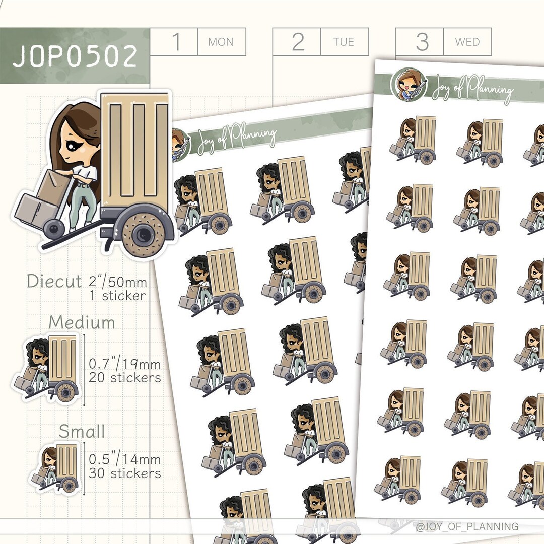 Moving Stickers / Home Sweet Home Stickers / Buying a House Planner ...