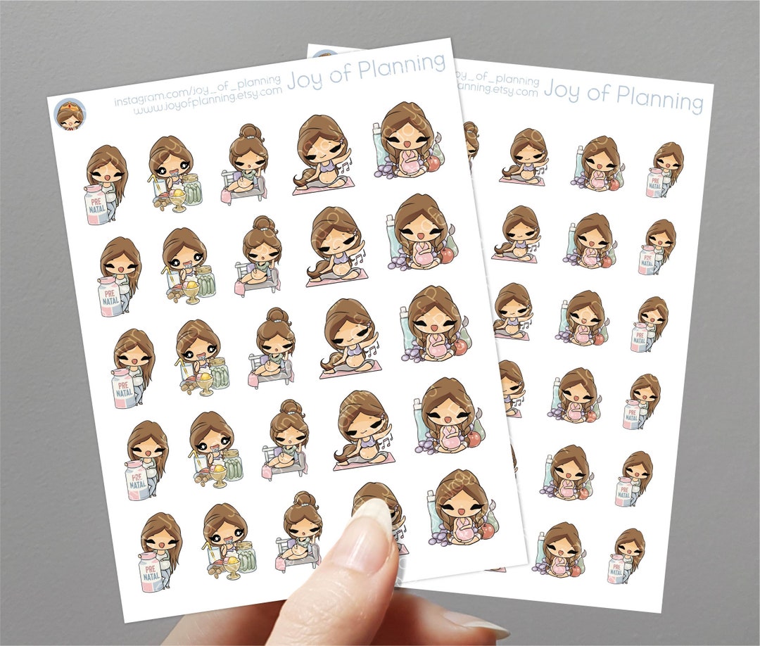 Pregnancy Stickers / Pregnant Stickers / Planner Stickers / SAM082 - Etsy