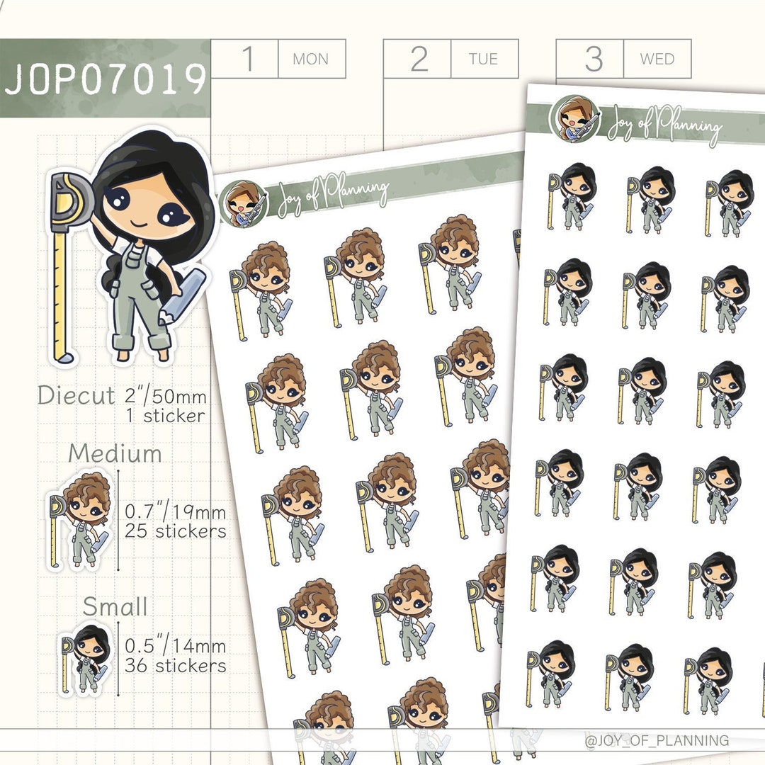 DIY Stickers / Home Projects Stickers / DIY Project Stickers ...