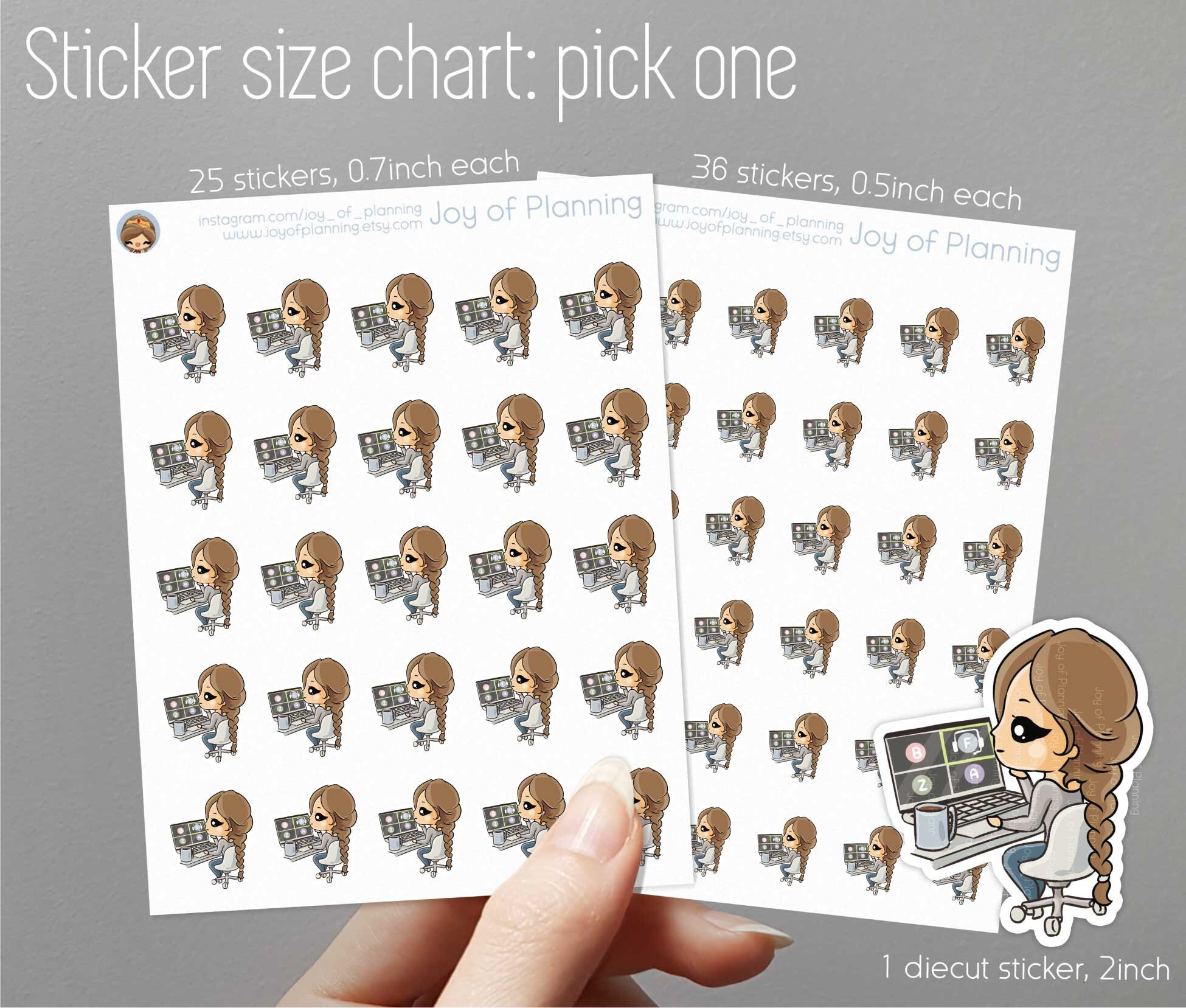 Online Meeting Stickers / Video Call Stickers / Work From Home - Etsy