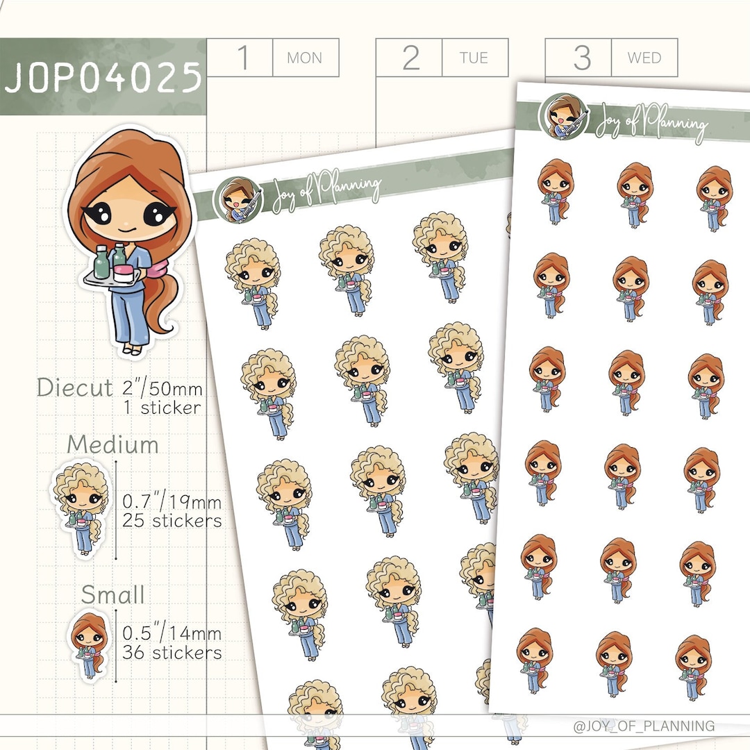 Nurse Stickers / Doctor Stickers / Doctor Visit Planner / Hospital ...