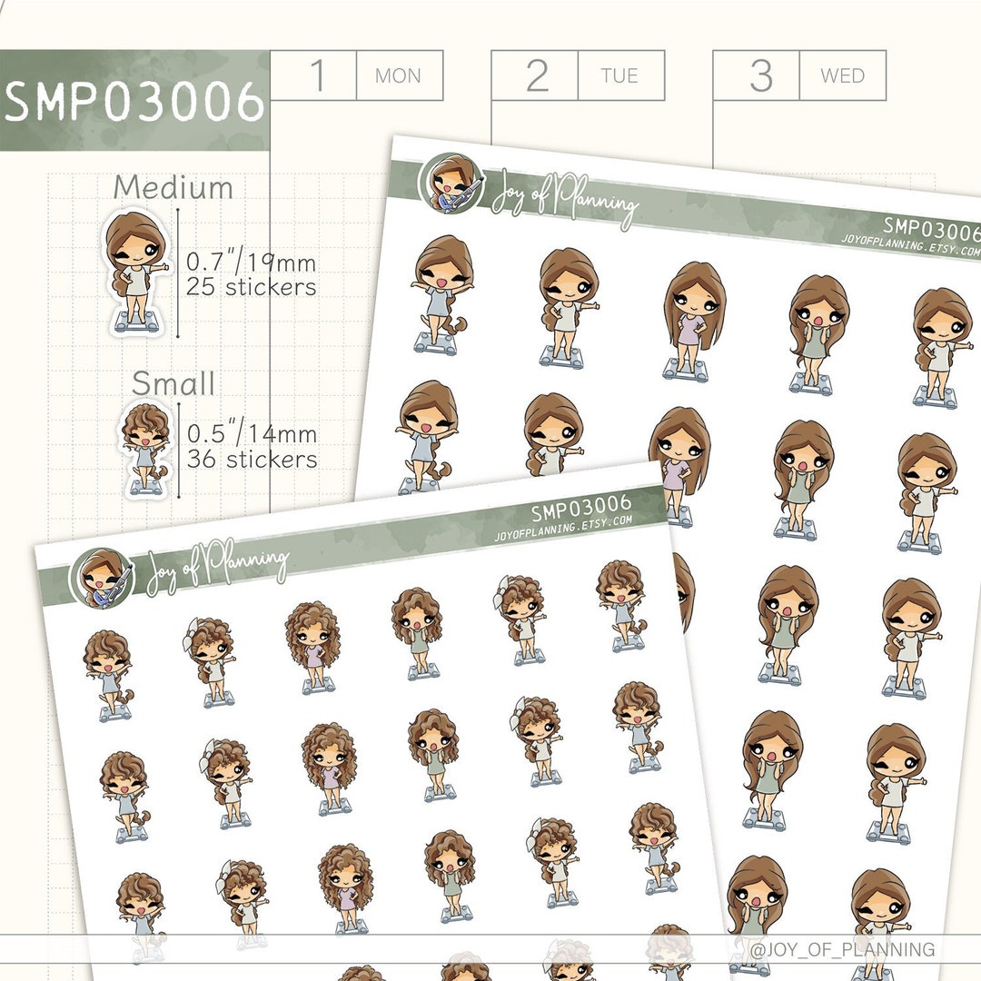 Weight Management Stickers / Weight Loss Stickers / Weight Gain ...