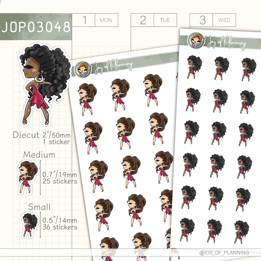 Salsa Stickers / Salsa Dancing Stickers / Dancing Stickers / Tango ...