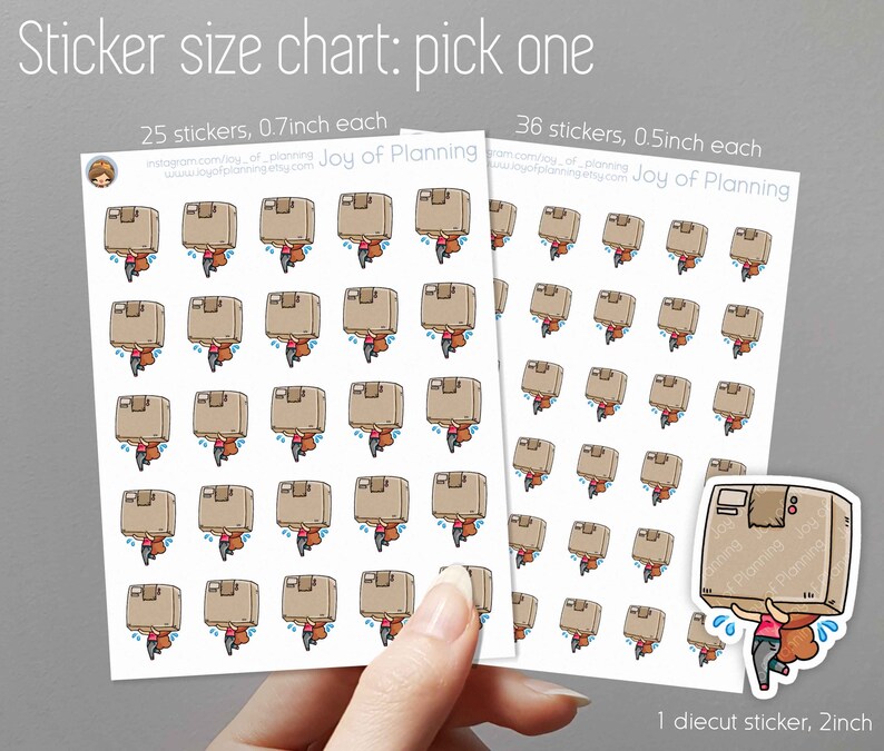 Moving Stickers / Planner Stickers / JOP367 - Etsy