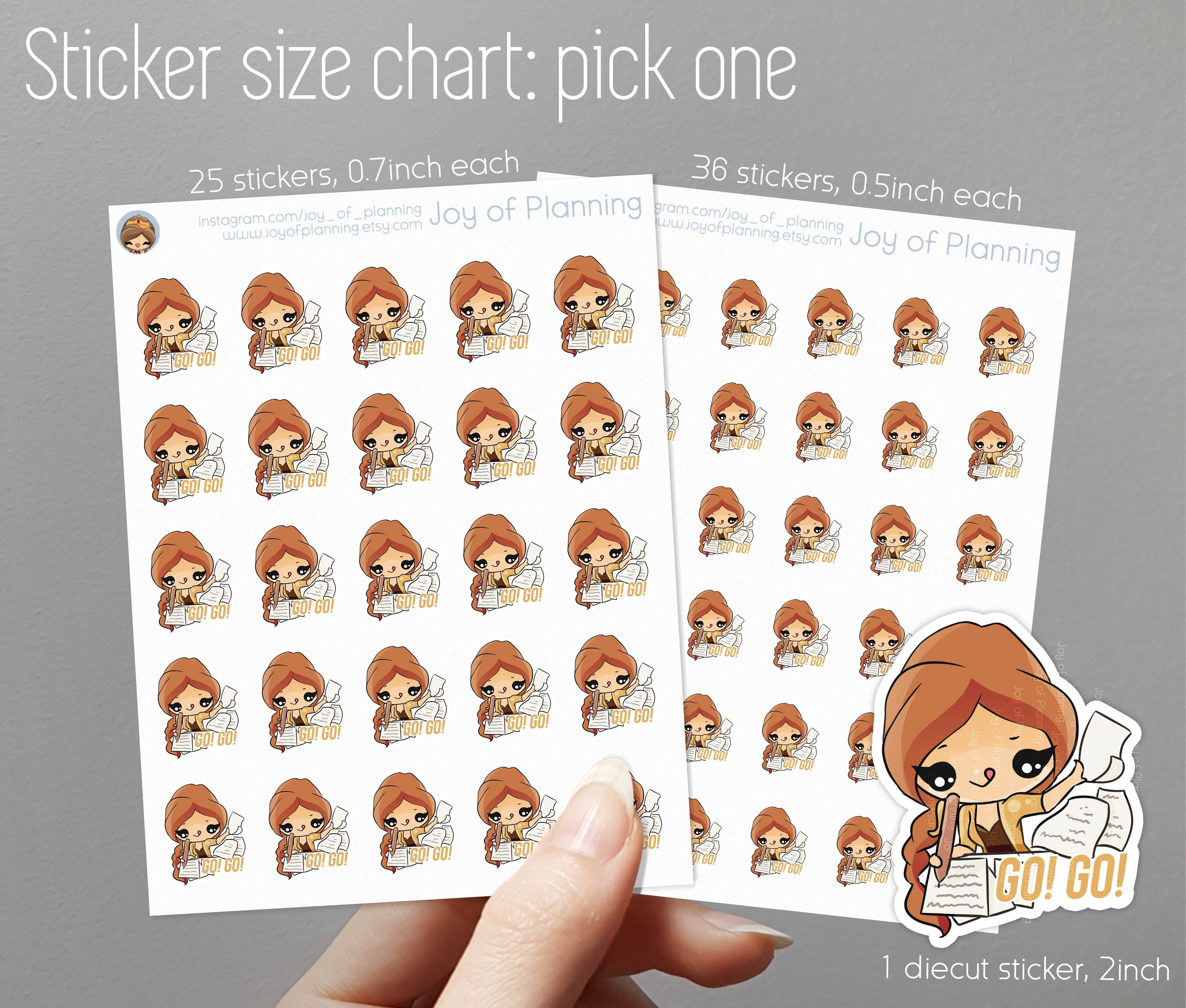 Rushing Tasks Stickers / Executive Function Stickers JOP893 | Etsy