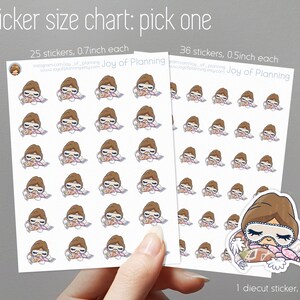 Napping Stickers / Planner Stickers / JOP841 - Etsy