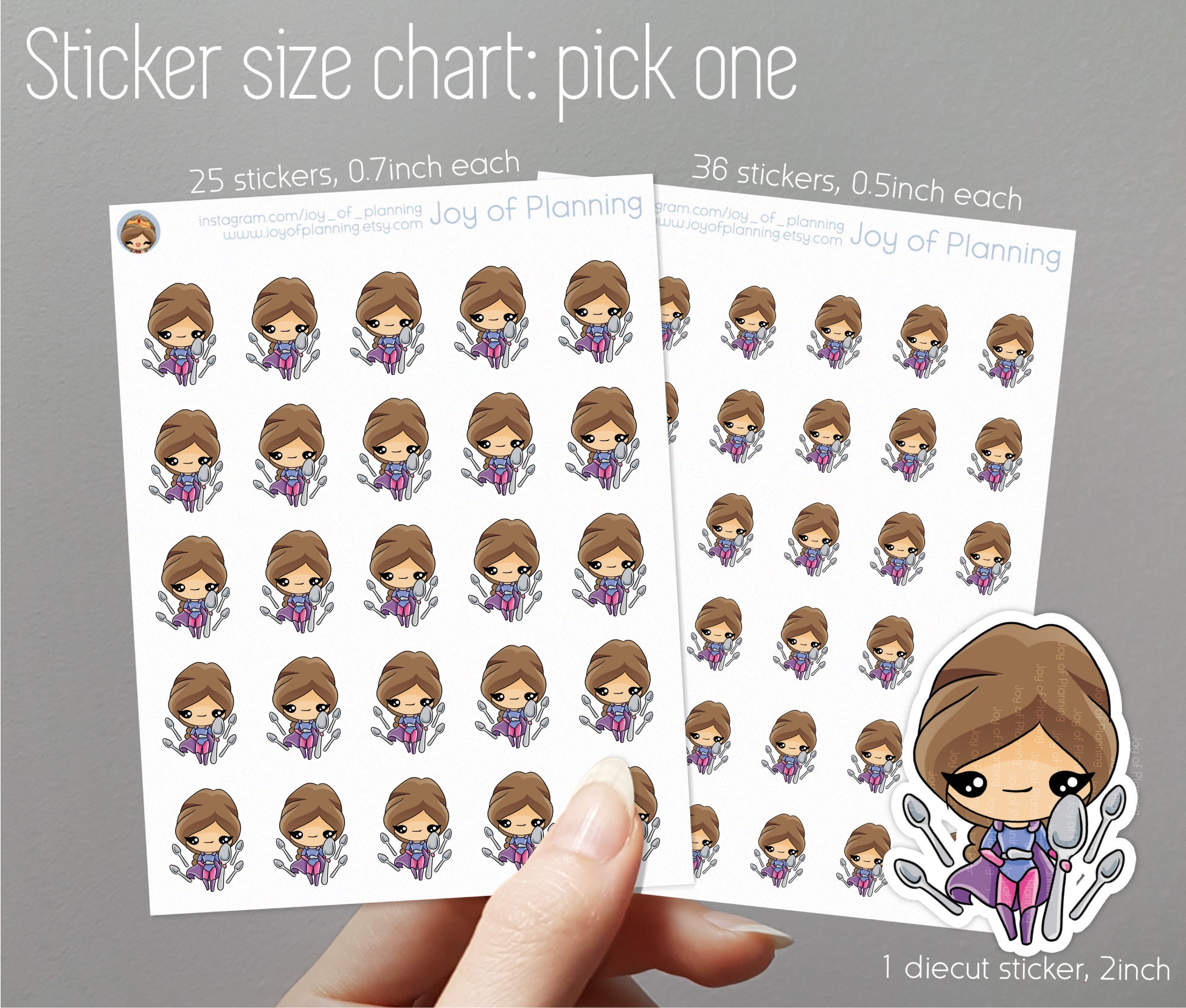 Spoonie Stickers / Planner Stickers / JOP664 - Etsy