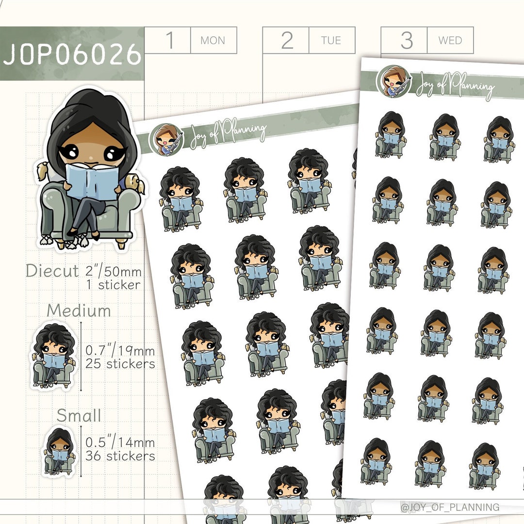 Library Stickers / Book Stickers / Reading Stickers / Planner Stickers ...
