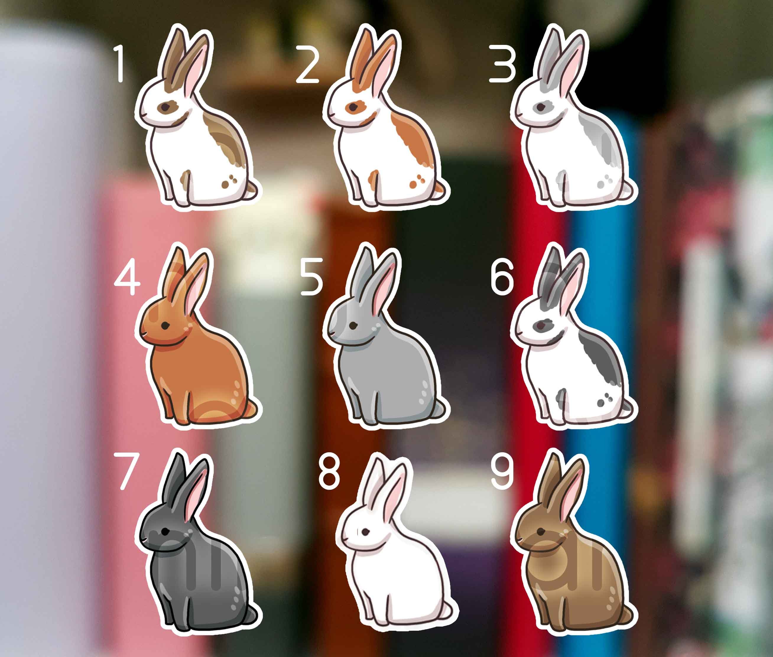 Bunny Stickers / Planner Stickers / PET483 - Etsy Australia