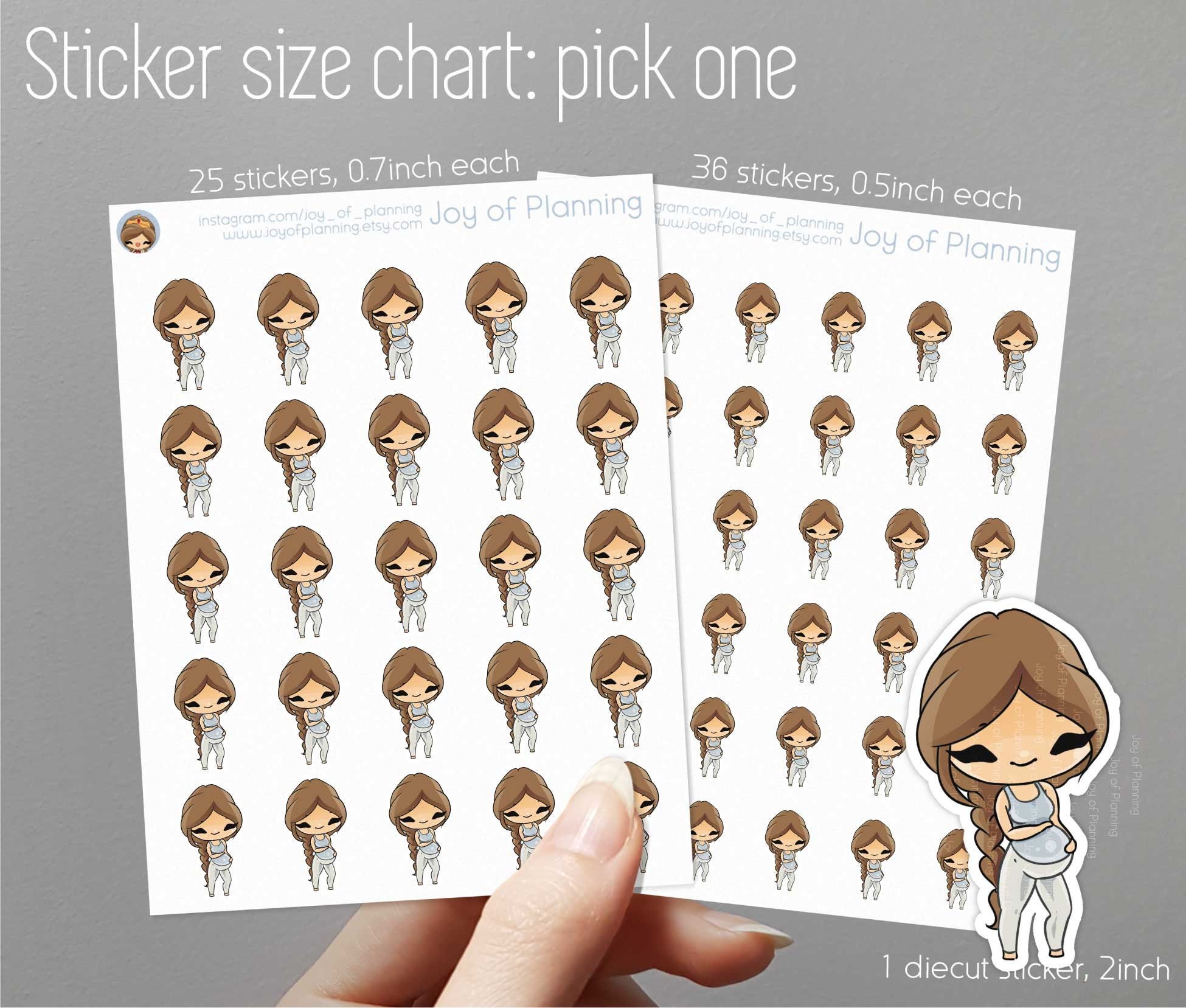 Pregnancy Stickers / Pregnant Stickers / Pregnancy Planner / Mom ...