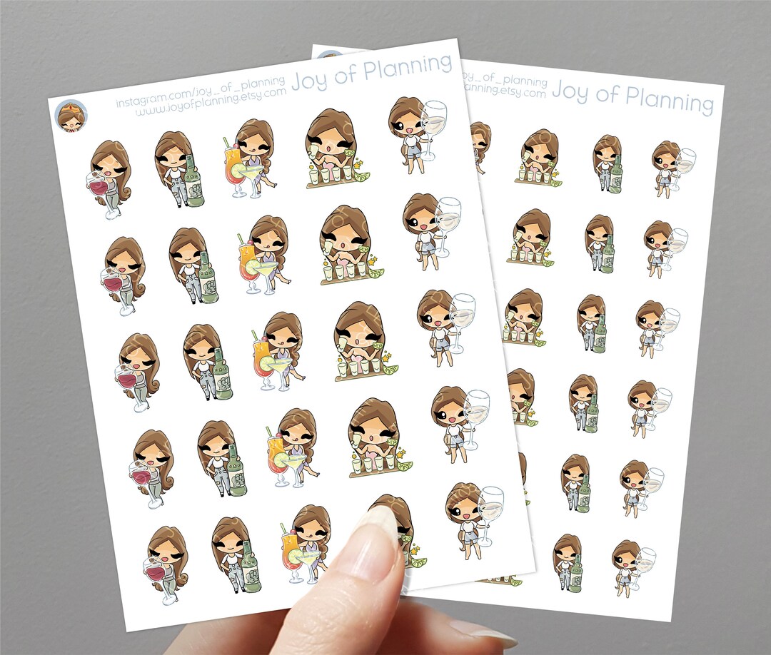 Drinking Stickers / Cocktail Stickers / Wine Stickers / Beer Stickers ...