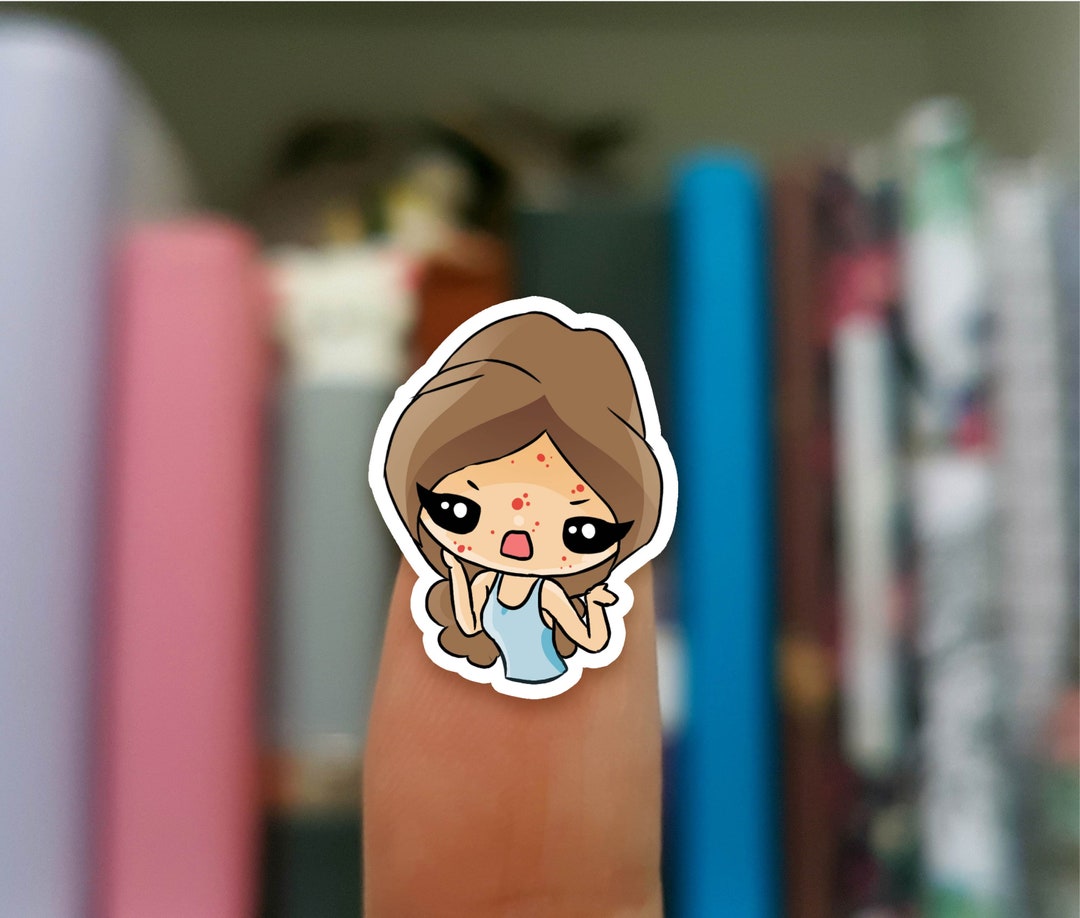 Period Stickers / Breakouts Stickers / Pimples Stickers / Acne Stickers ...
