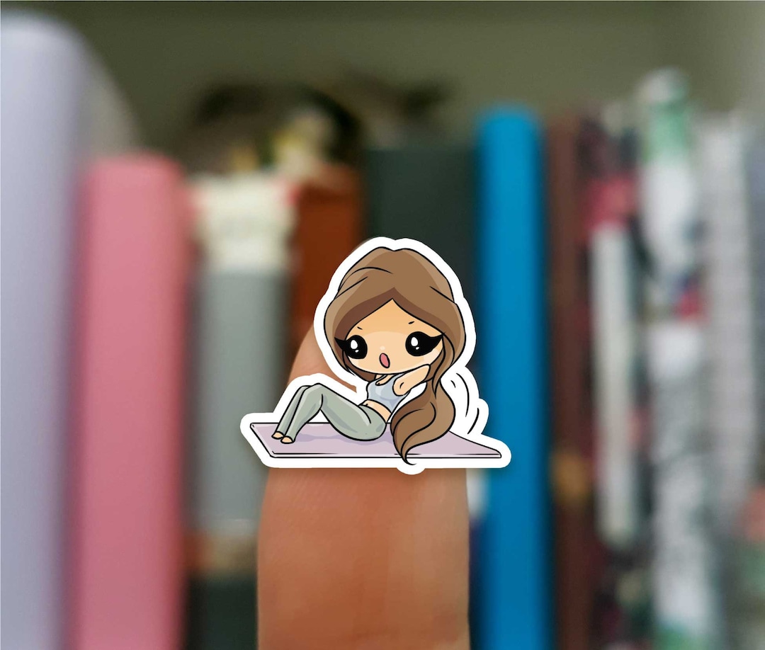 Crunches Stickers / Exercise Stickers / Gym Stickers / Planner Stickers ...