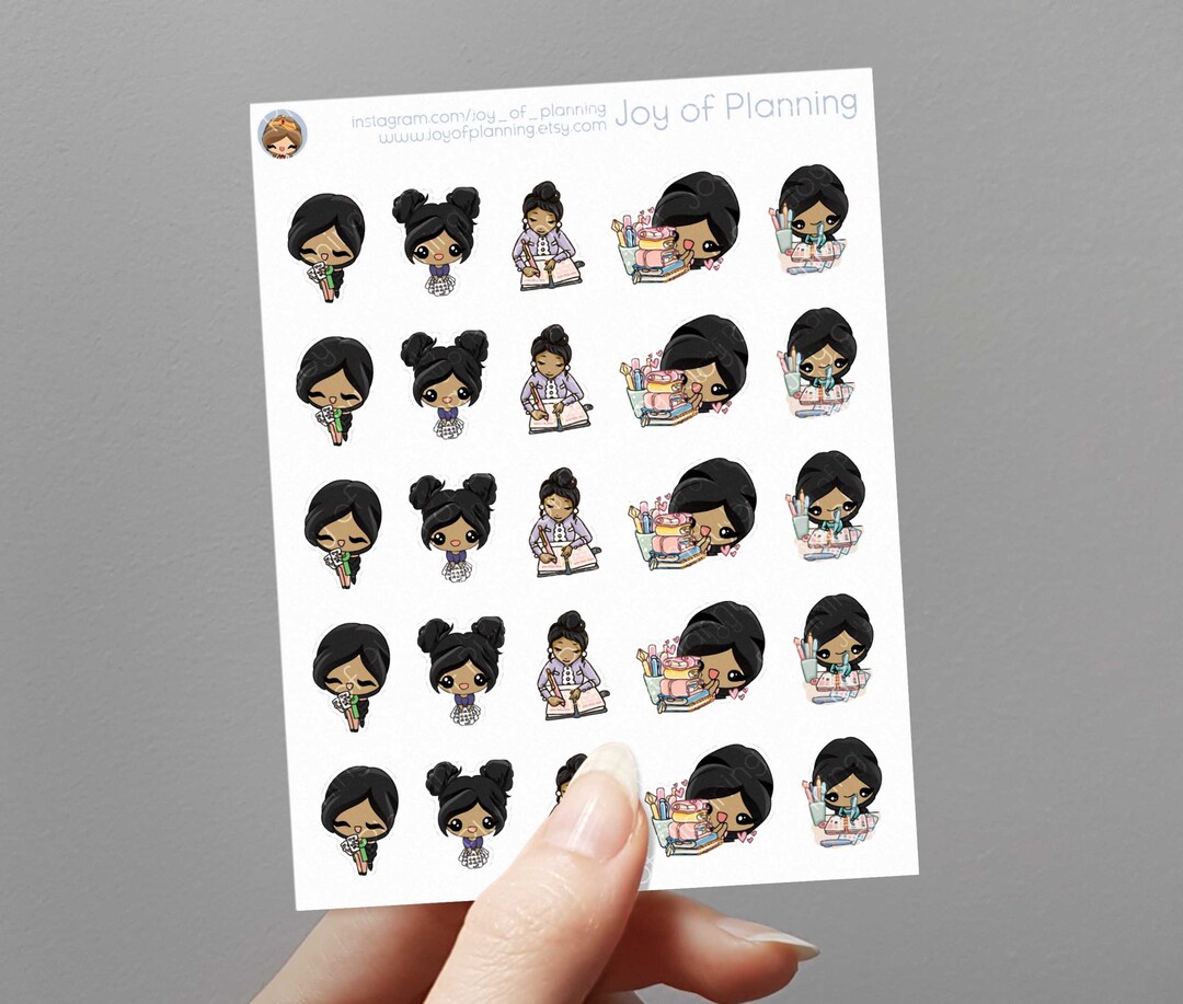 Planner Girl Stickers / Planner Stickers / SAM021 - Etsy