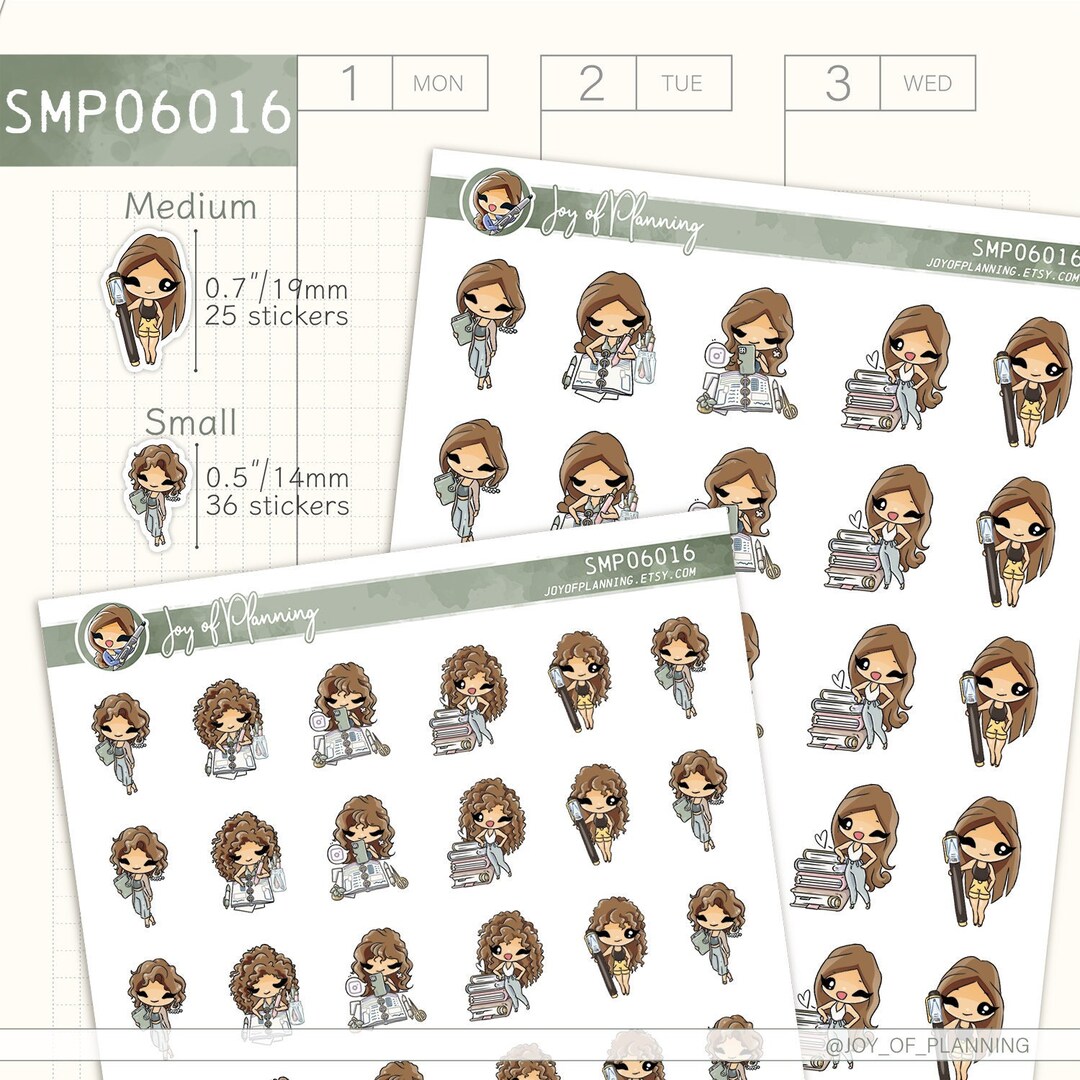 Planner Girl Stickers / Planning Stickers / Spring Stickers / Spring ...
