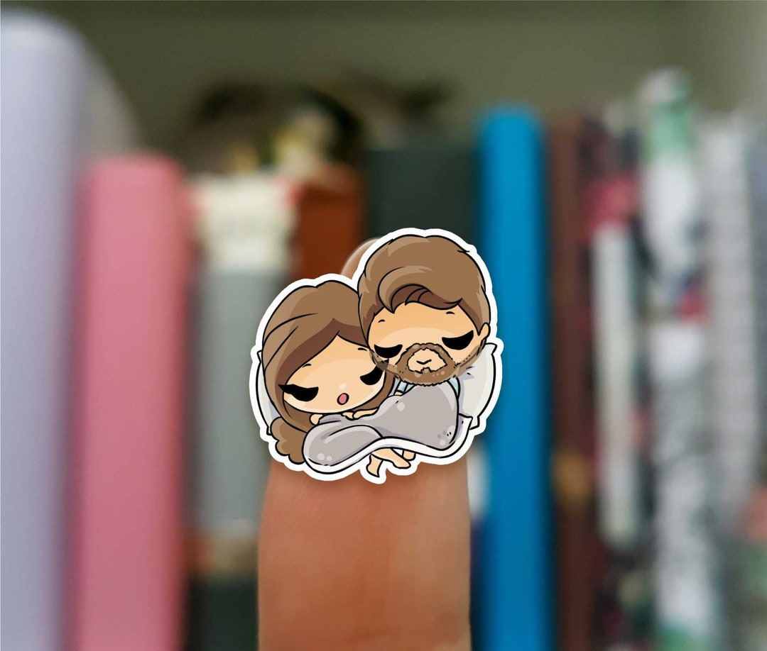 Sleeping Stickers / Friends Stickers / Couple Stickers / Planner ...