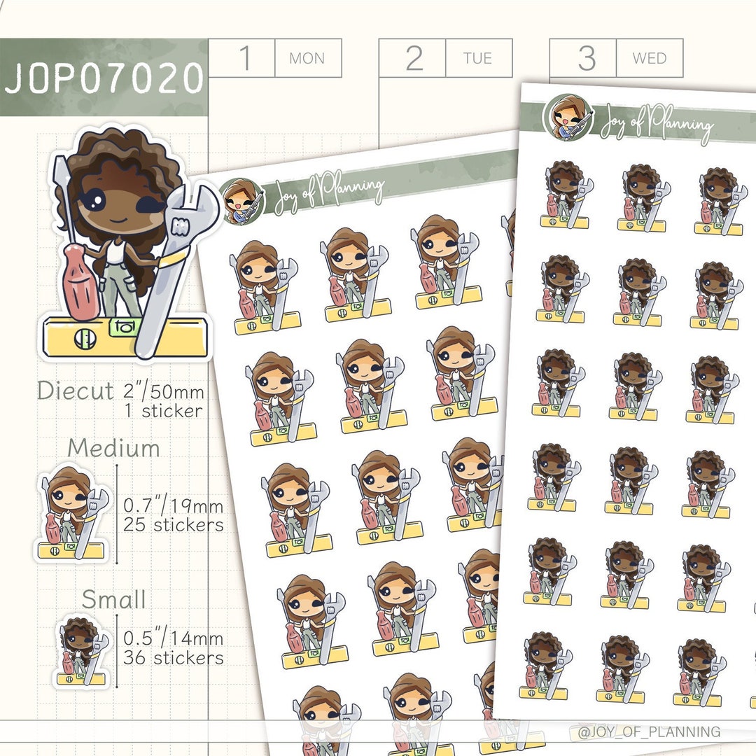 DIY Stickers / Home Projects Stickers / DIY Project Stickers ...