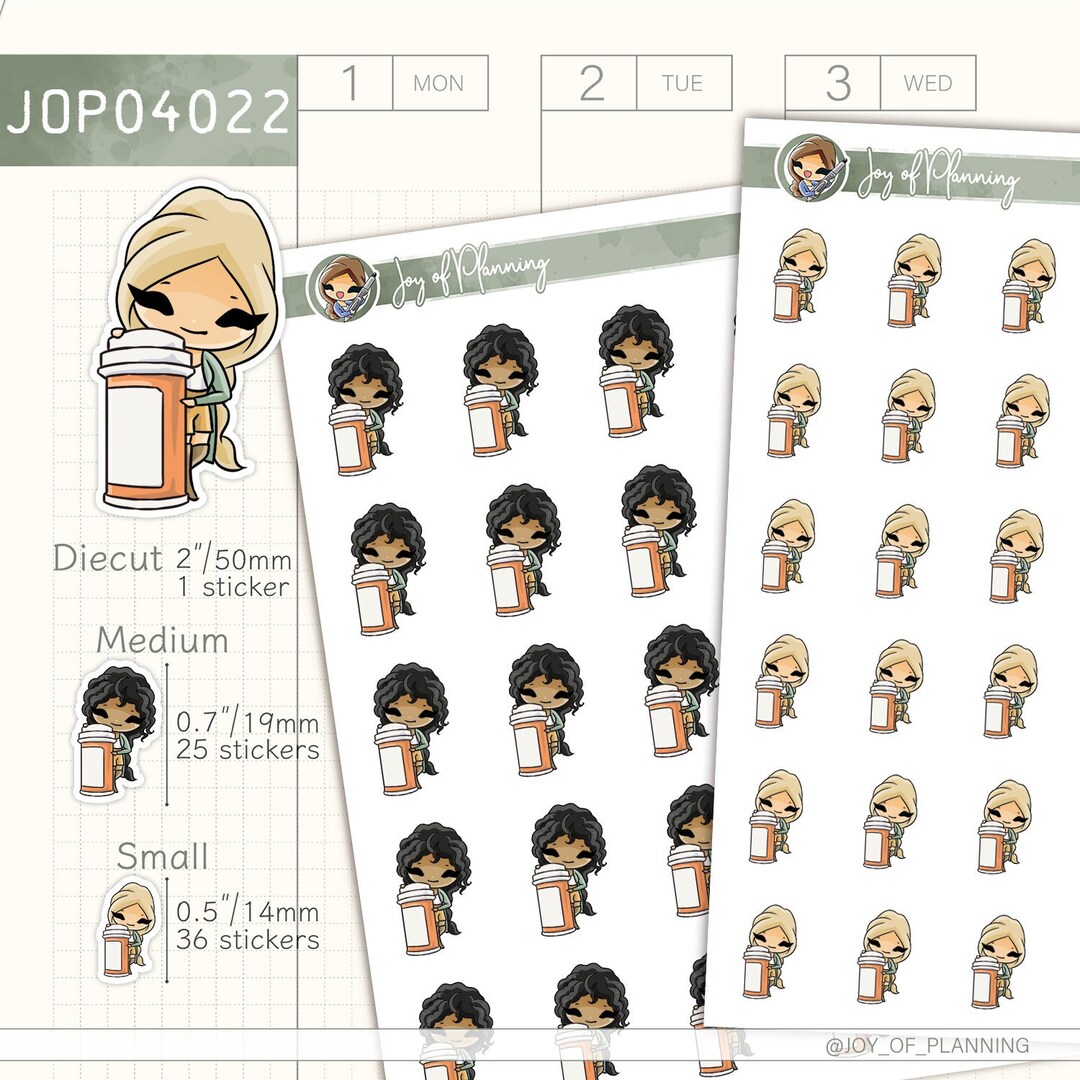 Pharmacy Stickers / Medicine Stickers / Prescription Stickers / Planner ...