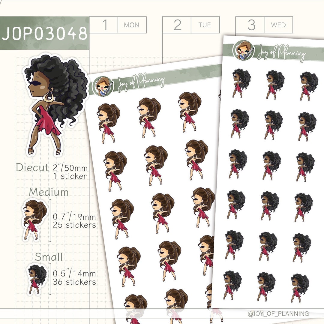 Salsa Stickers / Salsa Dancing Stickers / Dancing Stickers / Tango ...