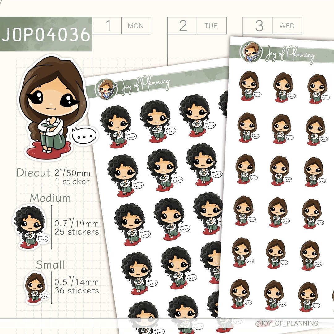 Period Stickers / Health Stickers / PMS Stickers / Planner Stickers ...