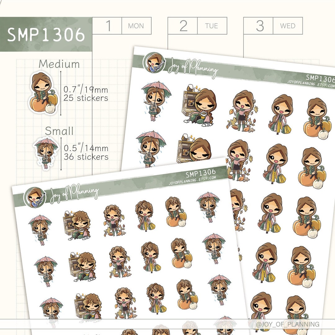 Autumn Stickers / Fall Stickers / Cozy Stickers / Planner Stickers ...