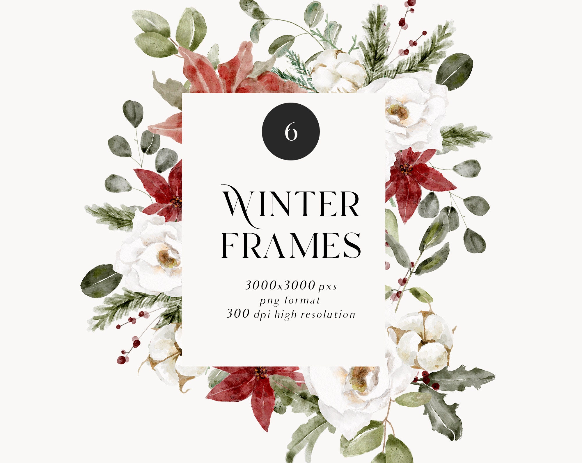 Winter Frame Vector
