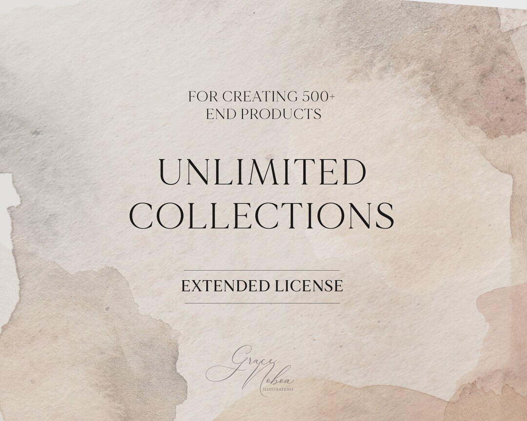 Extended License Unlimited Collections for All Products in Shop by ...