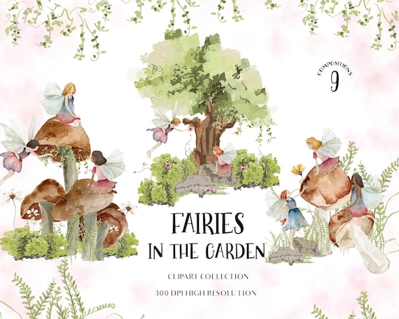 Enchanted Garden Clip Art