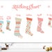Stocking Christmas Card With Custom Names Personalized Family - Etsy
