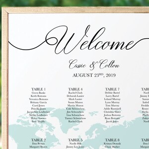 Travel Themed Wedding Seating Chart With a World Map, Destination ...