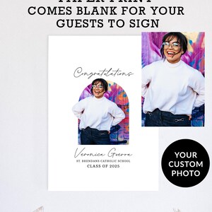 Graduation Guest Book Alternative 2025, Graduation Guest Book 2025 ...