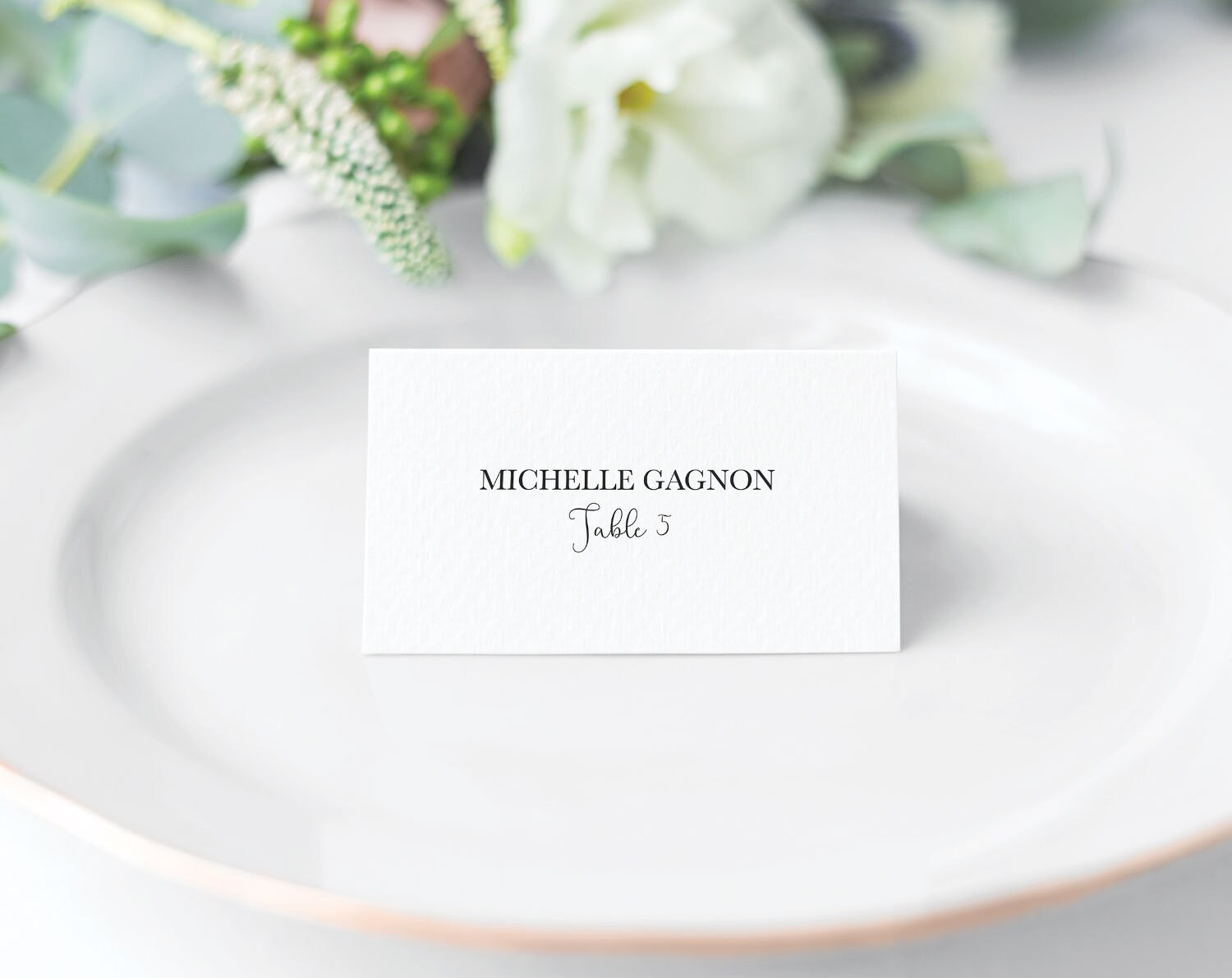 DIY Place Cards Wedding Place Cards Template Rustic Table - Etsy