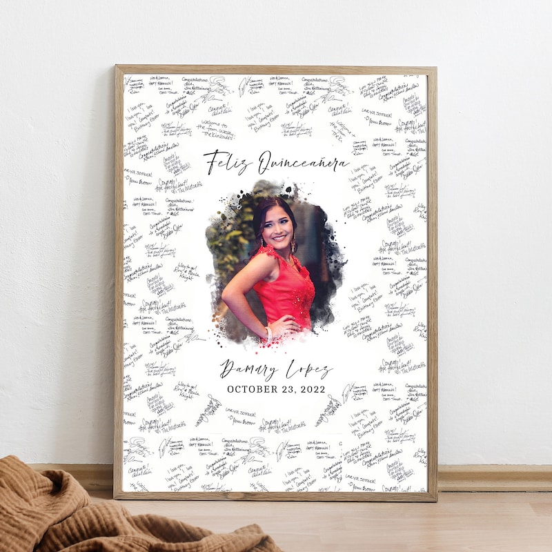 Xv Guest Book - Etsy