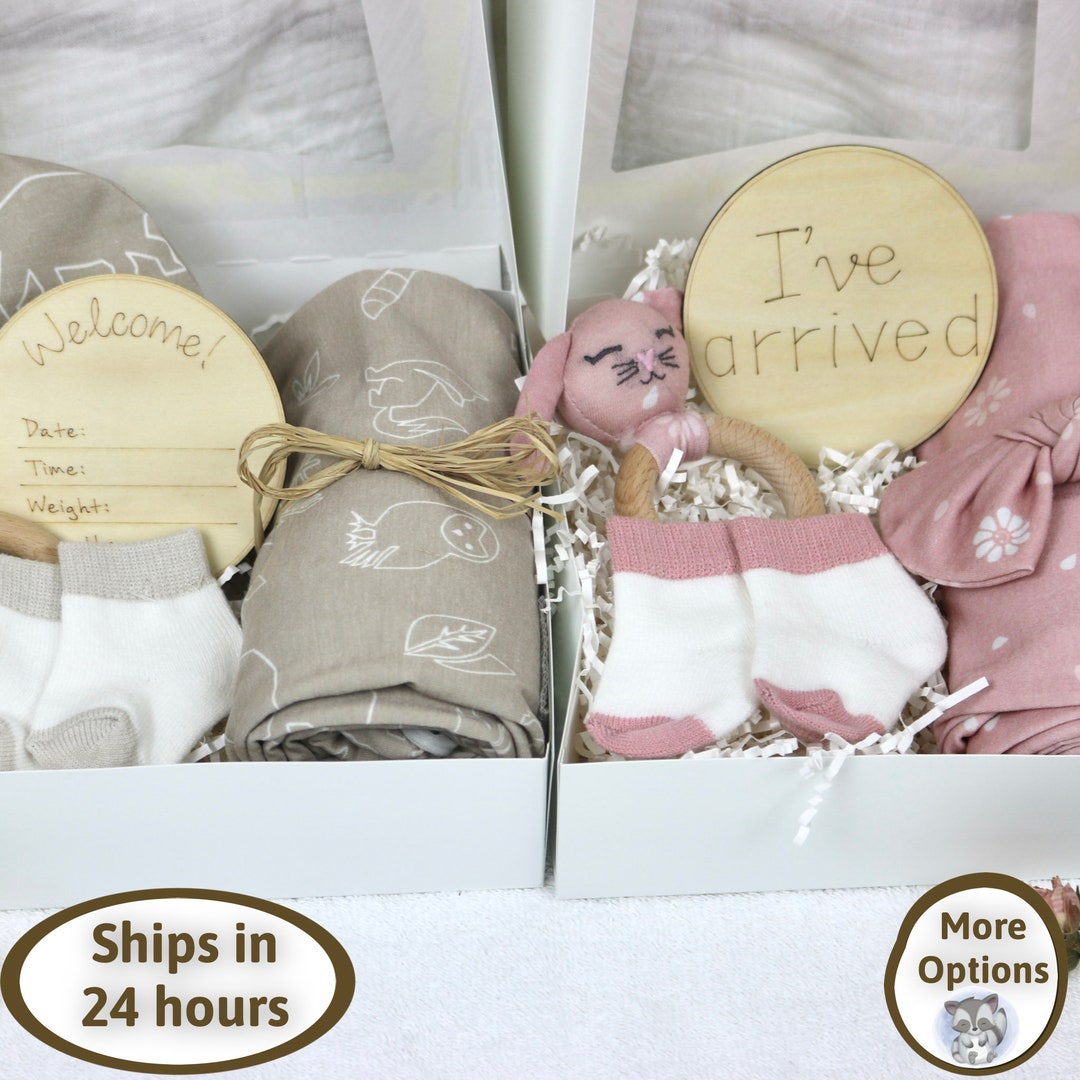 Gender Reveal Gift Box Opening, New Baby Gift, Welcome Home Set, Reborn ...