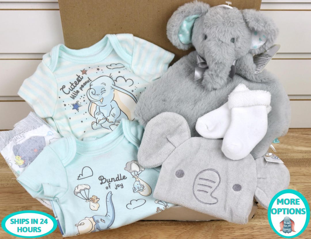 Disney Dumbo Baby Gift Set, Baby Gift Box, Elephant Baby Clothes ...