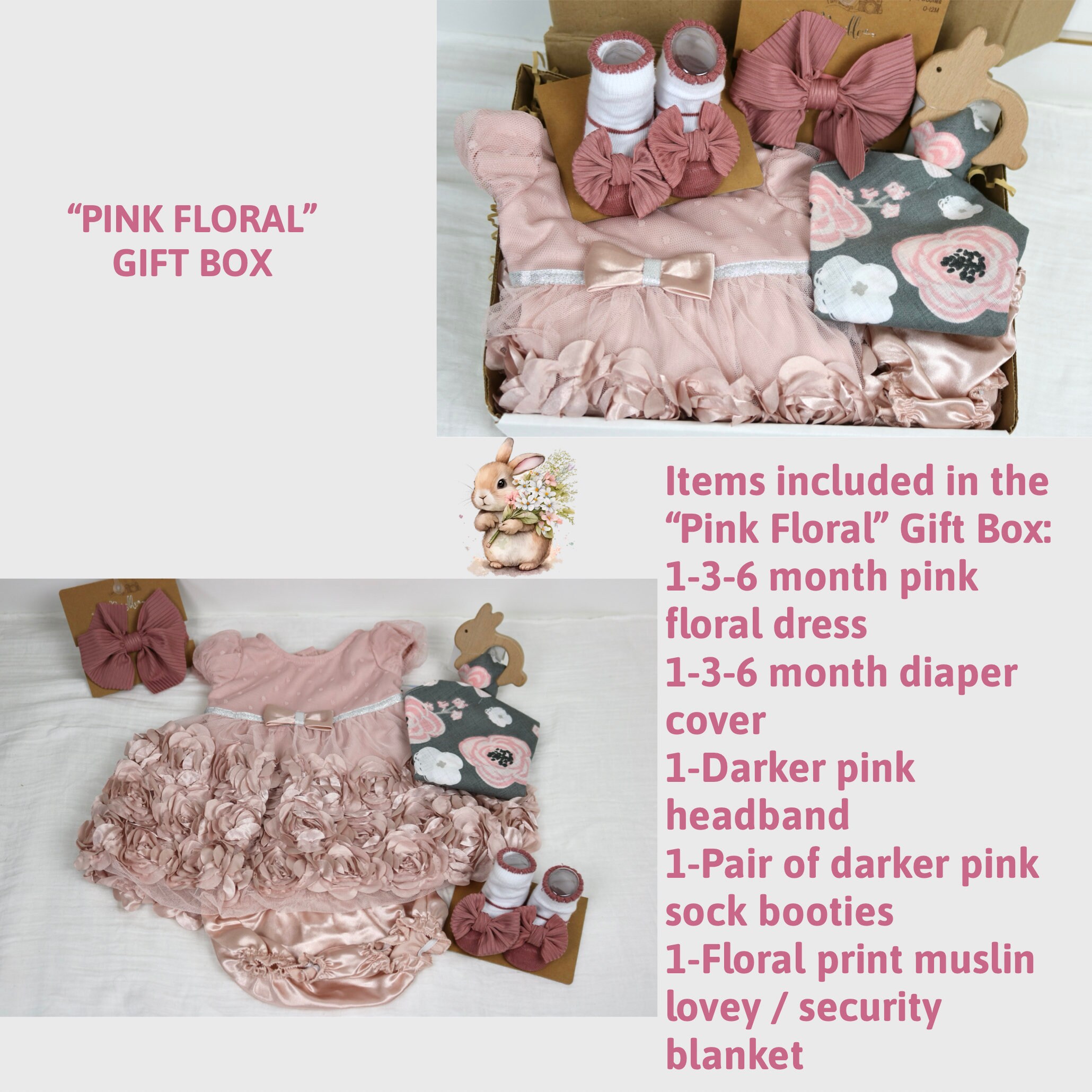 Baby Girl Gift Box Welcome Baby Gift Box Opening Baby Gift Set Baby ...