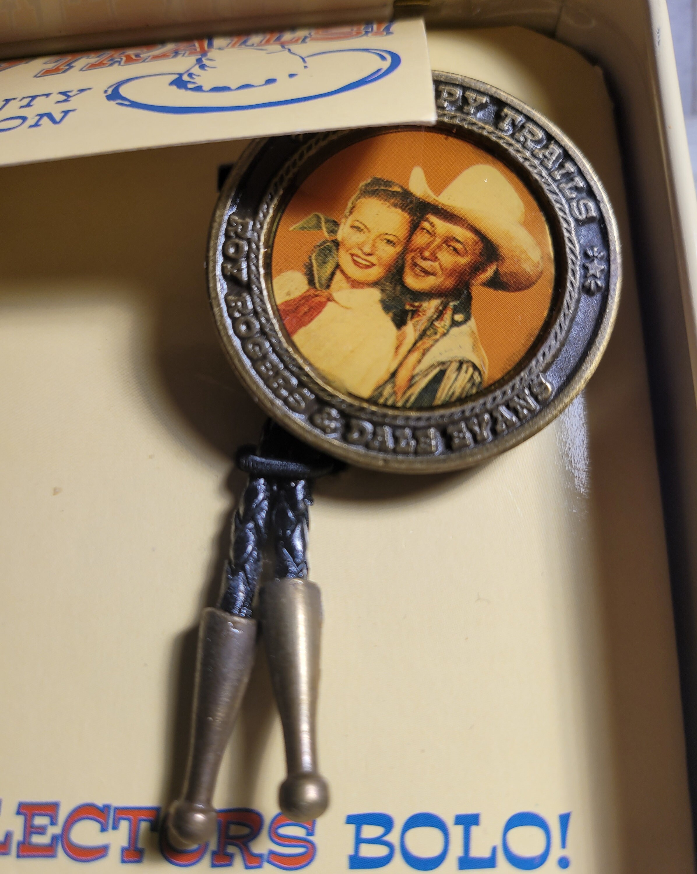 Vintage ROY ROGERS and Dale Evans 1994 Limited Edition Fossil Watch and Bolo Set 02519/15000 ...