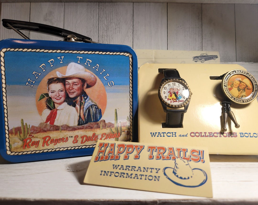 Vintage ROY ROGERS and Dale Evans 1994 Limited Edition Fossil Watch and Bolo Set 02519/15000 ...