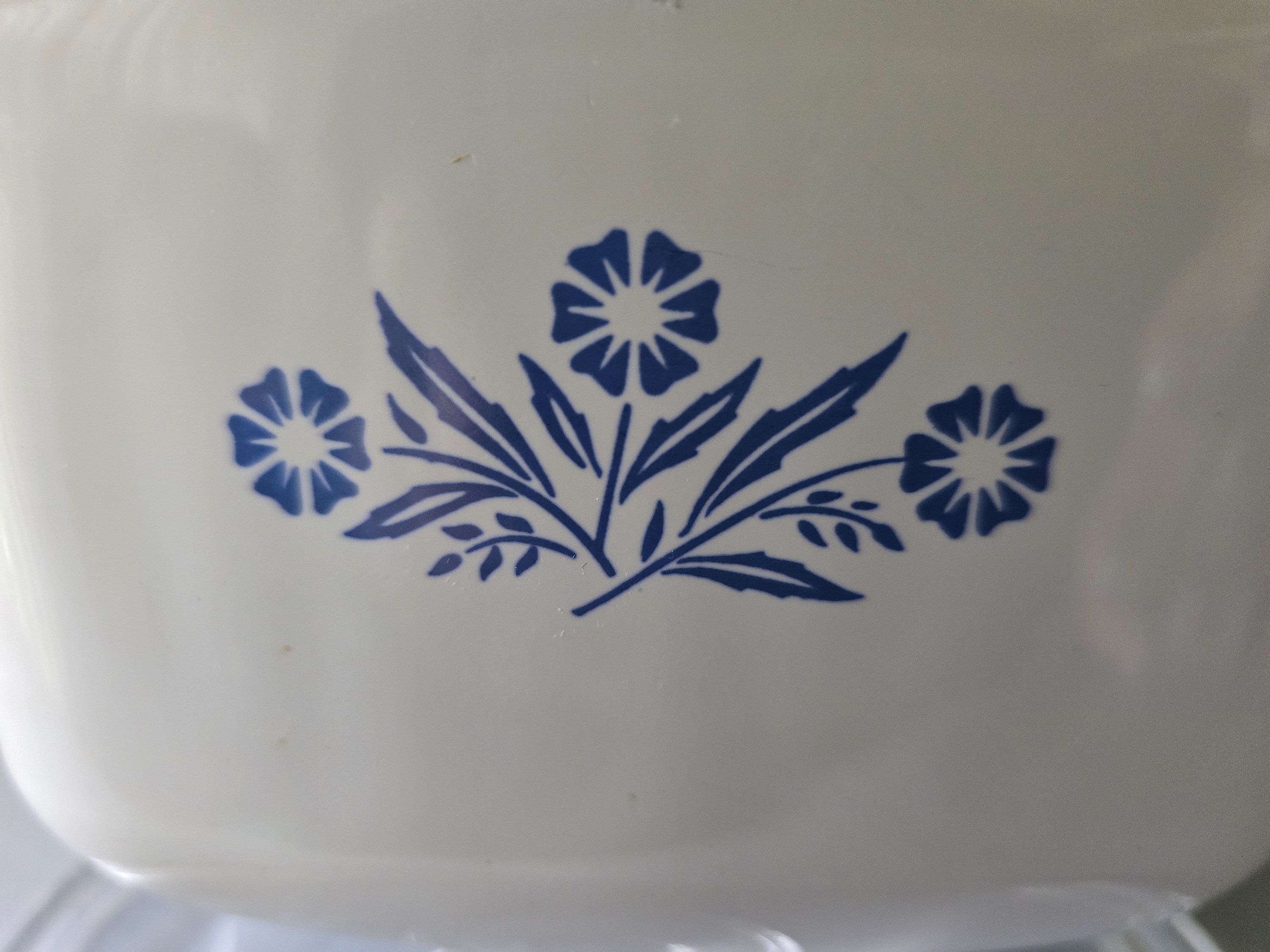 MADE in THE USA. Vintage Pyrex Cornflower Baking/casserole Dish With ...