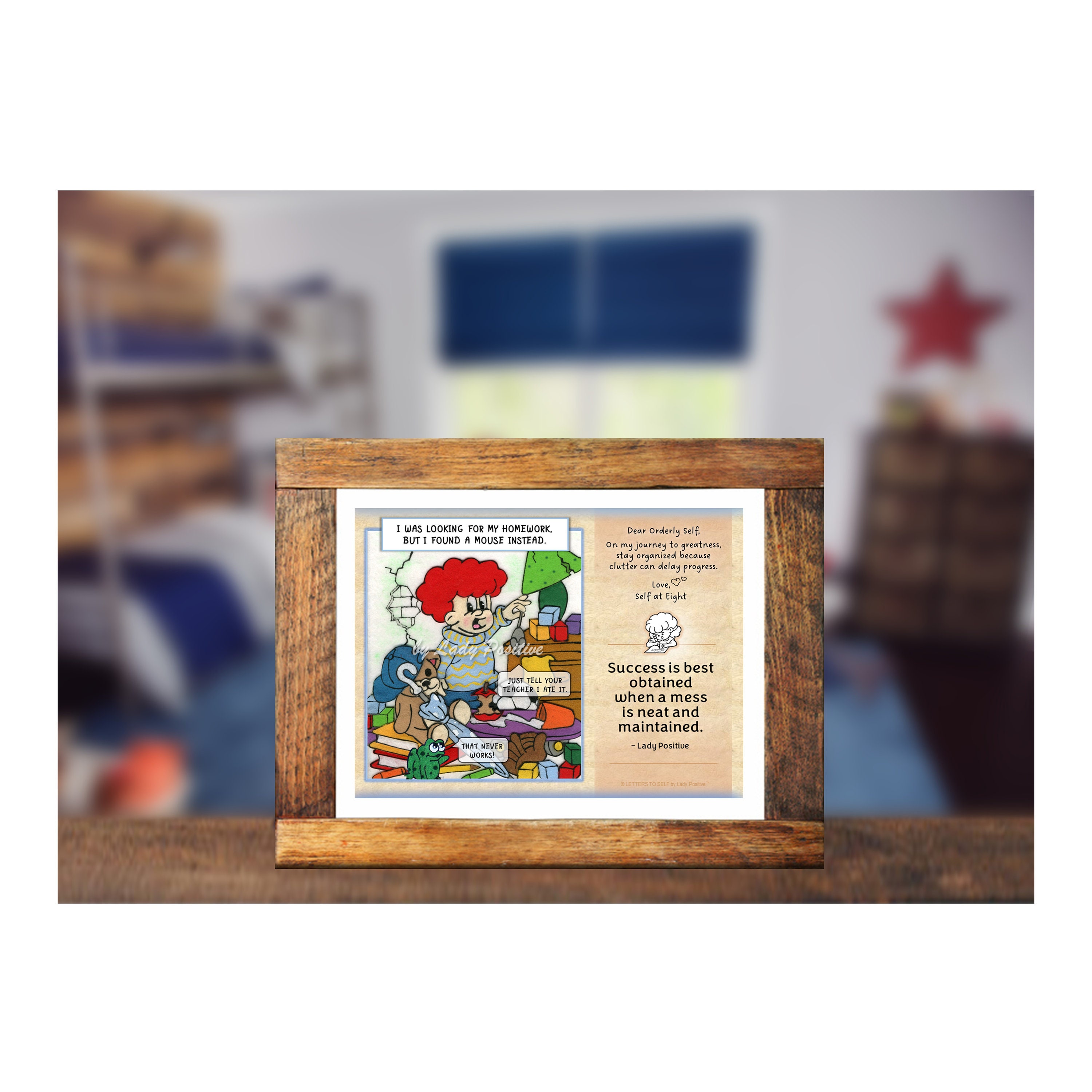 LETTER TO SELF Print Inspirational Art Print for Children - Etsy