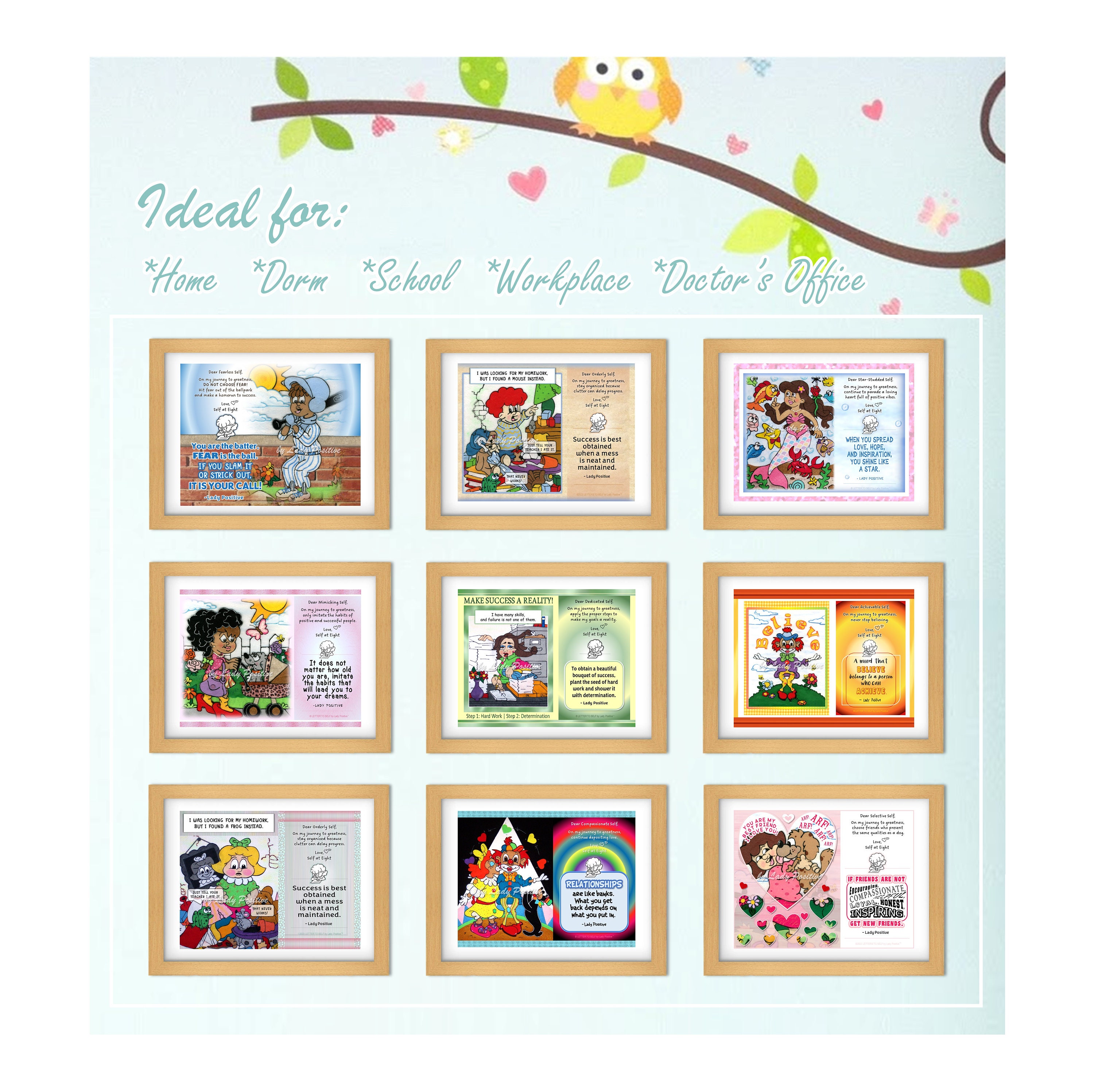 LETTER TO SELF - Print | Inspirational Art Print for Children | Instant ...
