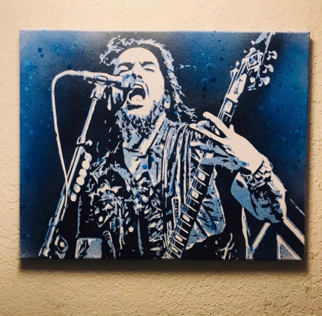 Handmade Rob Flynn / Machine Head Canvas Wall Art - Etsy