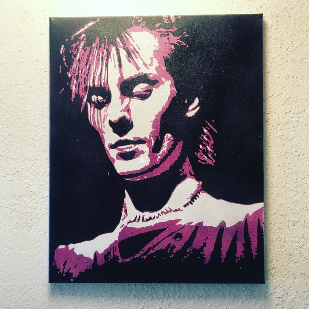 Handmade Peter Murphy / Bauhaus Canvas Wall Art - Etsy