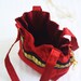 Red Silk Drawstring Pouch - Etsy UK
