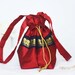 Red Silk Drawstring Pouch - Etsy UK