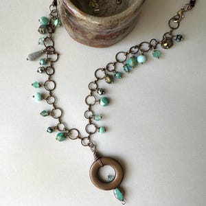 Boho Pendant Chain Necklace - Etsy