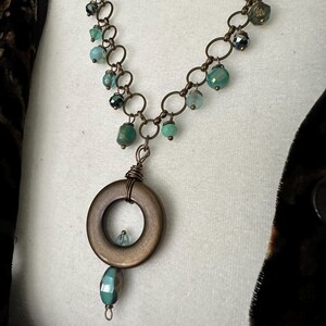 Boho Pendant Chain Necklace - Etsy