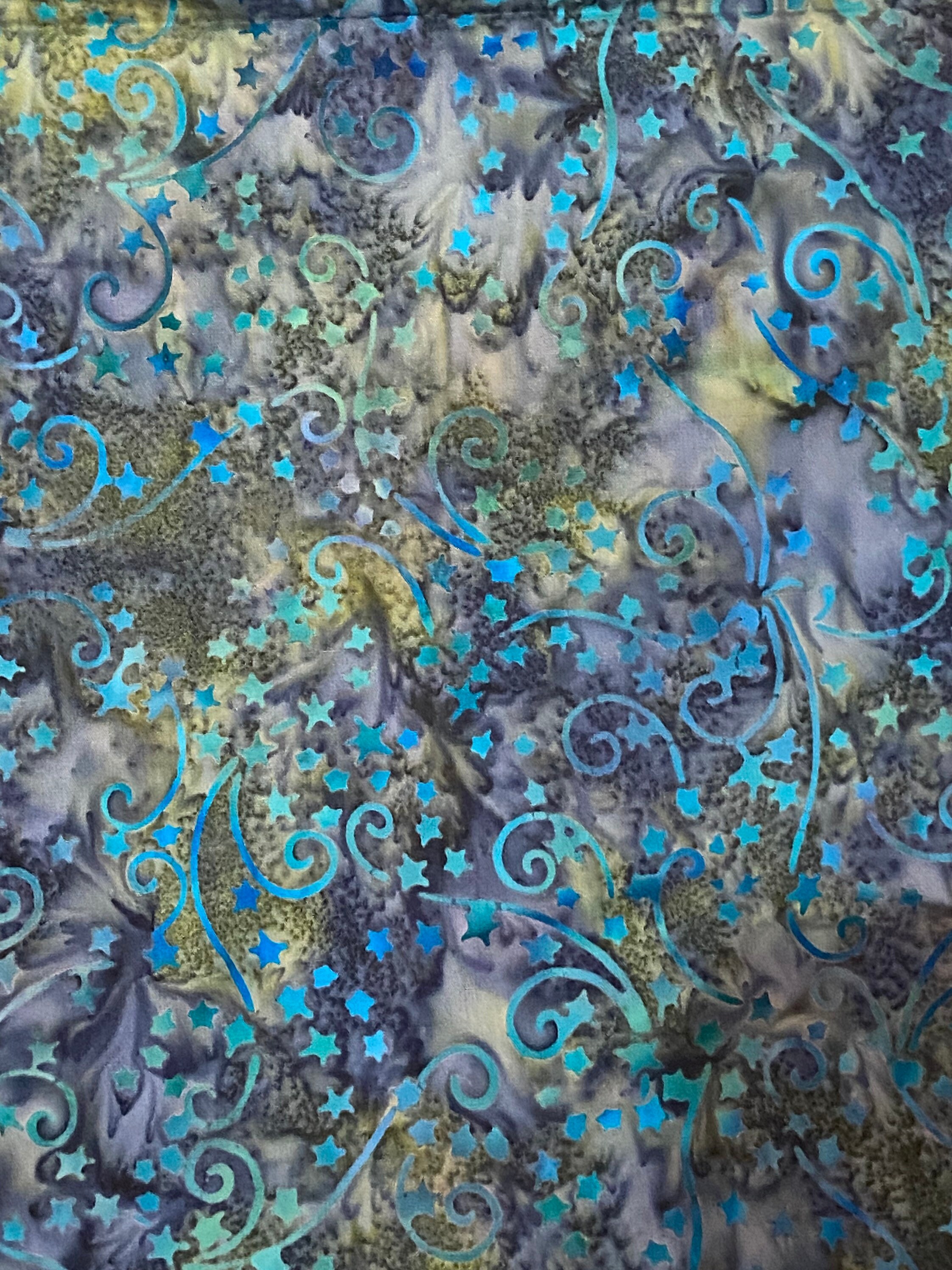 Batik, Batik Fabric, Batik by the Half Yard, Blue Batik, Batik Bundle ...