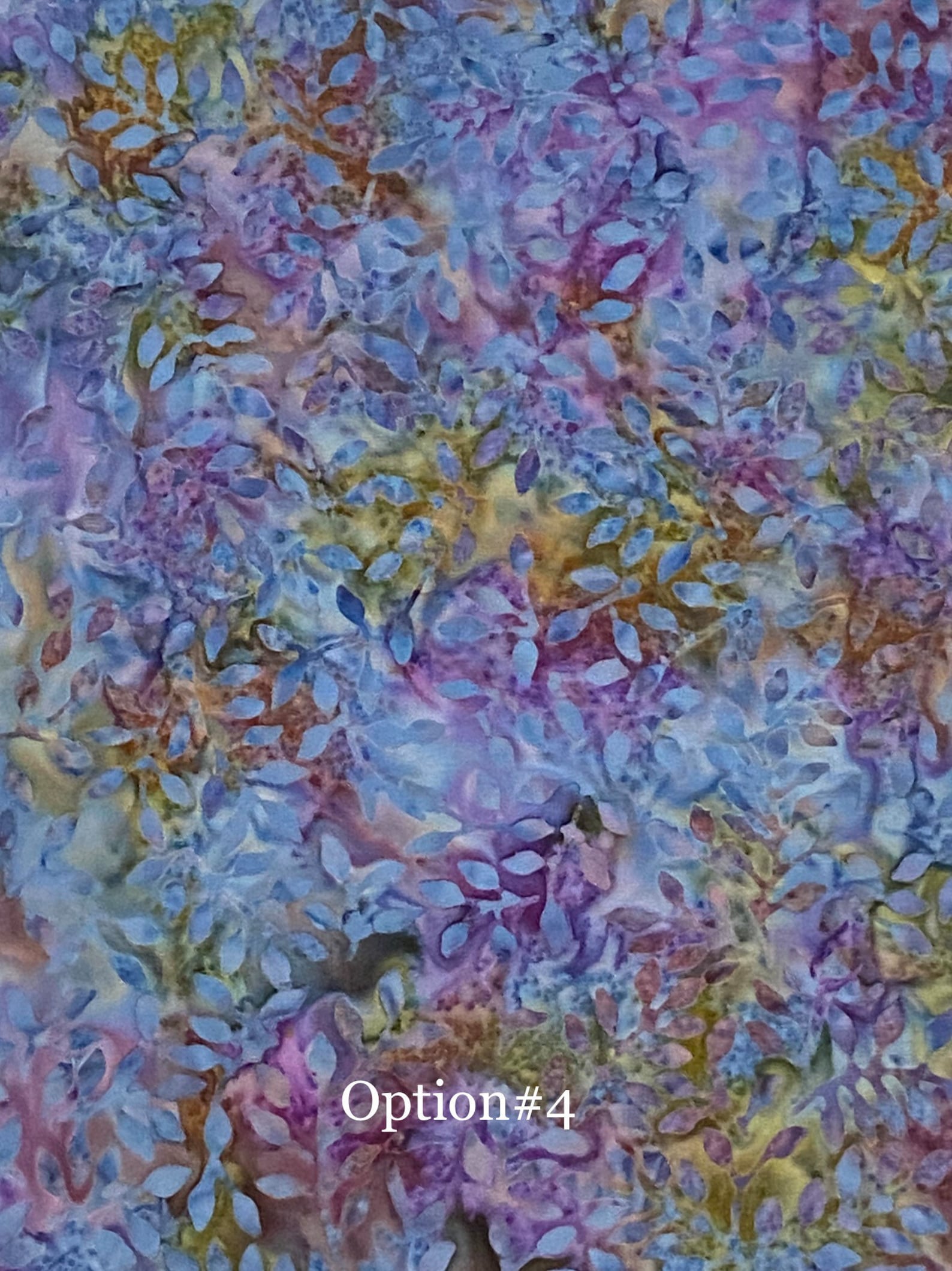 Batik Fabric, Blue Batik Fabric, Batik by the Half Yard, Blue Fabric ...