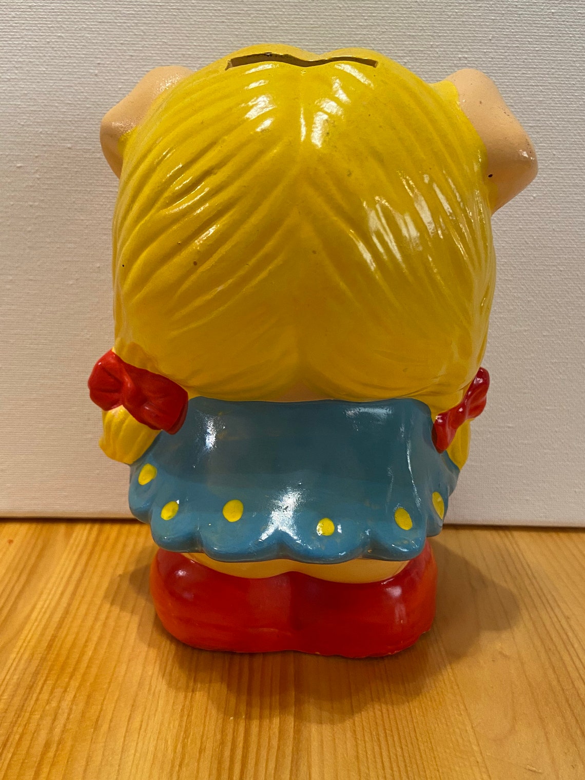 Vintage Enesco Flirty Girl Piggy Bank 1950s - Etsy